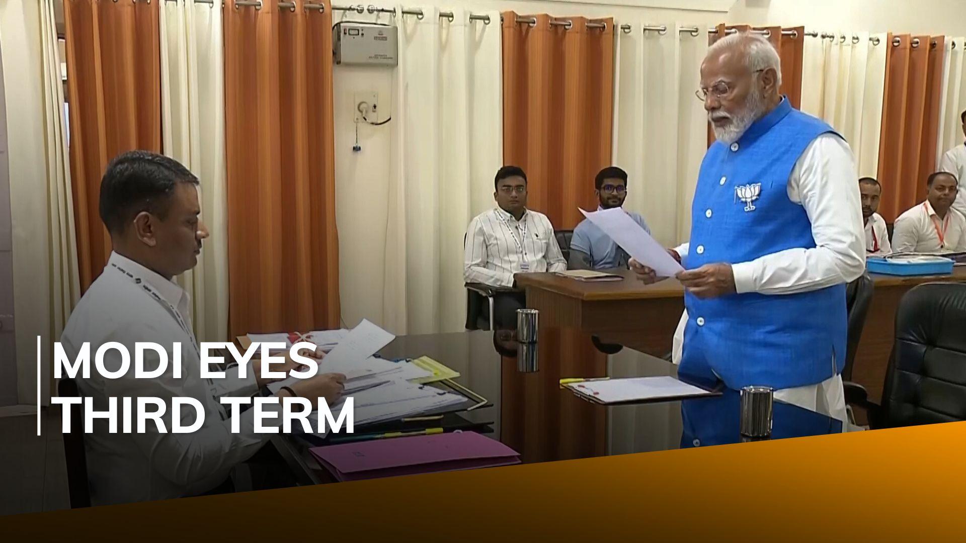 PM Modi files nomination papers in Varanasi | Editorji