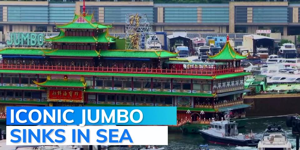 On camera: Hong Kongs iconic Jumbo Floating Restaurant capsizes at sea ...