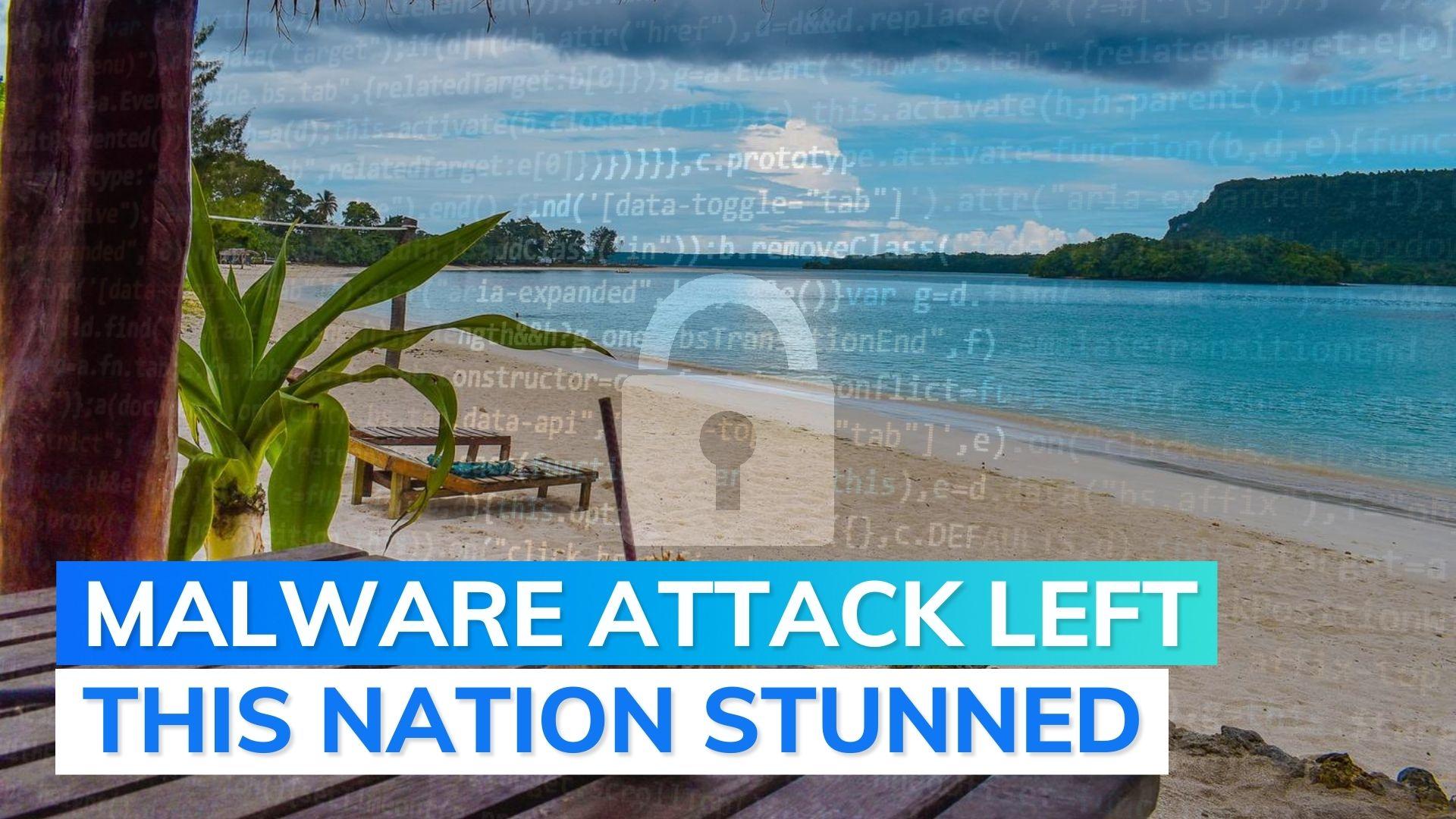 One month after malware attack, this island nation has resorted to pen ...
