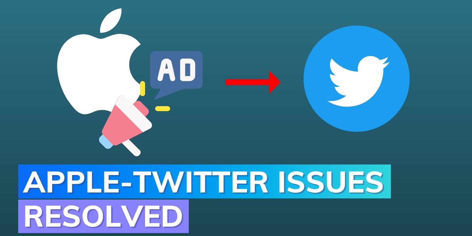 Apple resumes advertising on Twitter after brief misunderstanding with ...