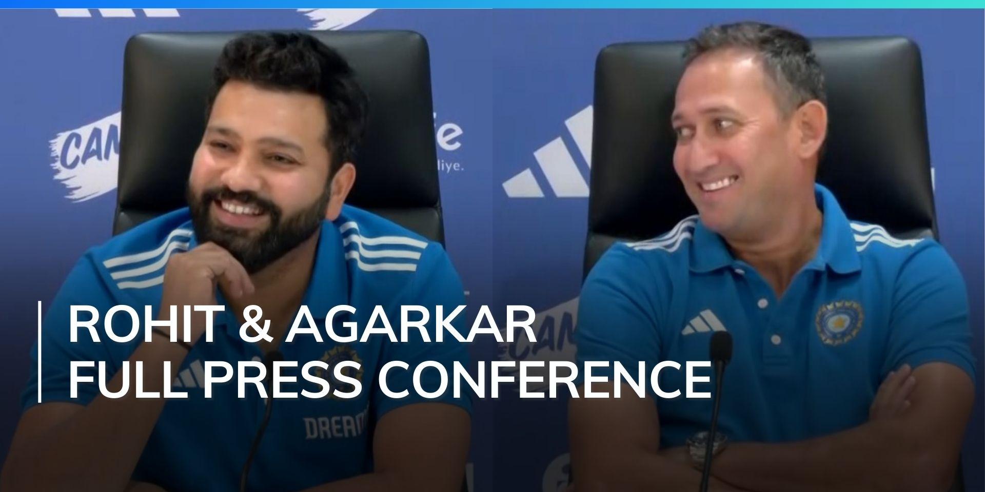 Watch full video: Rohit Sharma & Ajit Agarkar answer questions on India‘s T20 World Cup squad ...
