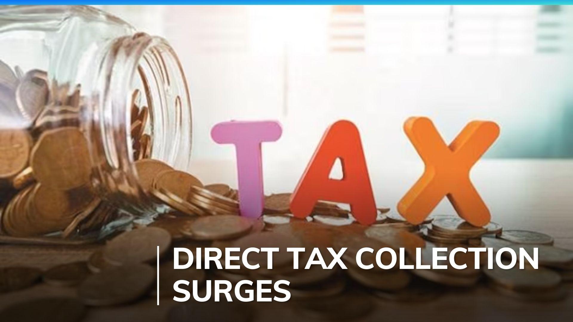 India‘s net direct tax collection surges by 19% to ₹14.71 lakh crore in ...