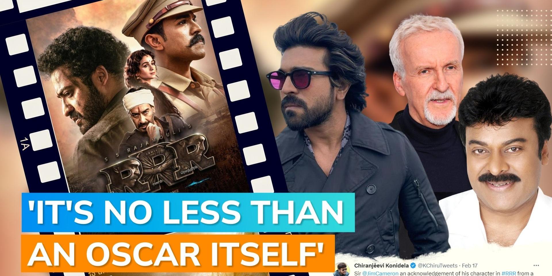 Chiranjeevi feels proud as a father as James Cameron acknowledges Ram ...