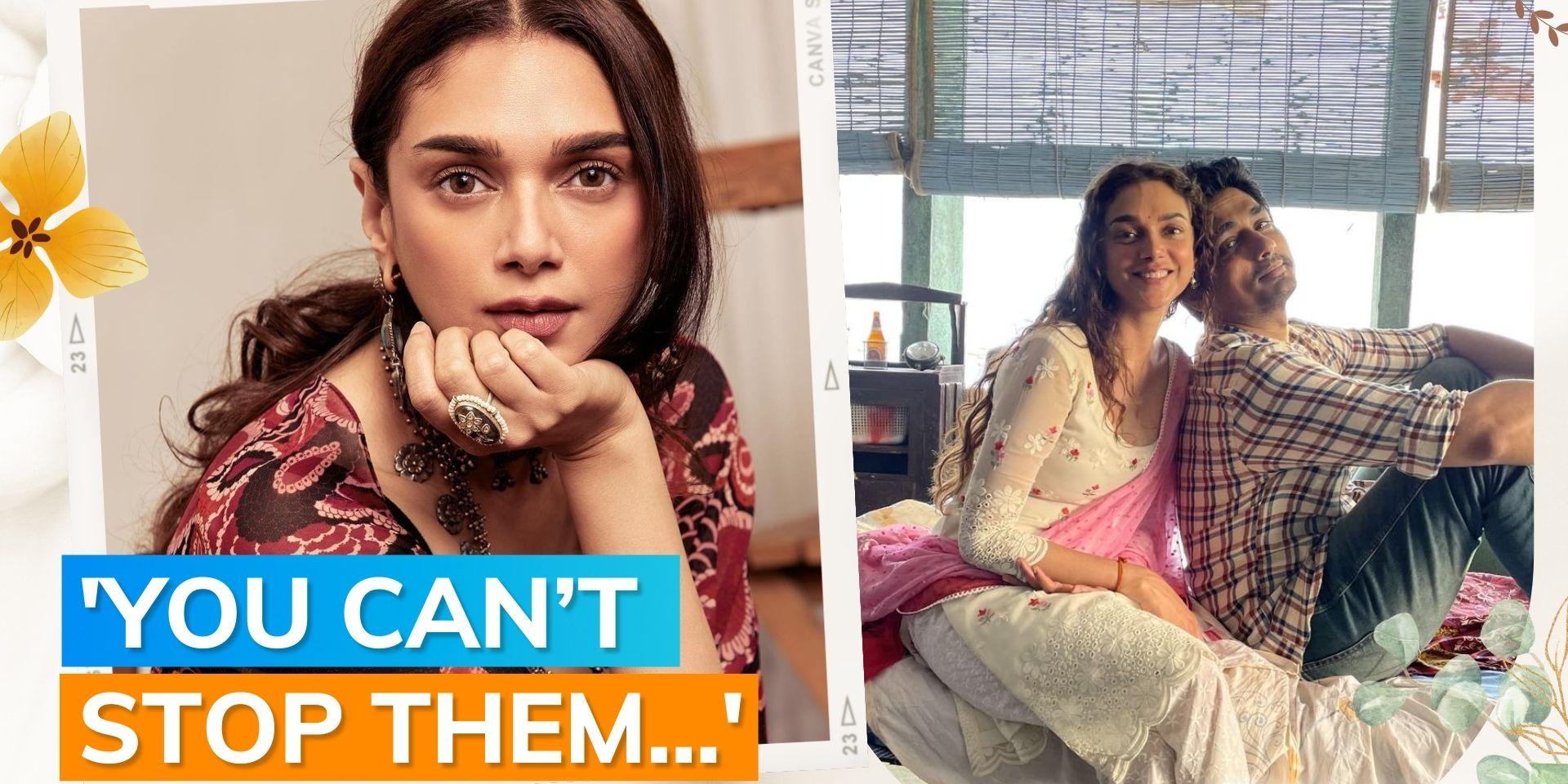 Aditi Rao Hydari reacts to dating rumours with Siddharth: ‘I am really ...