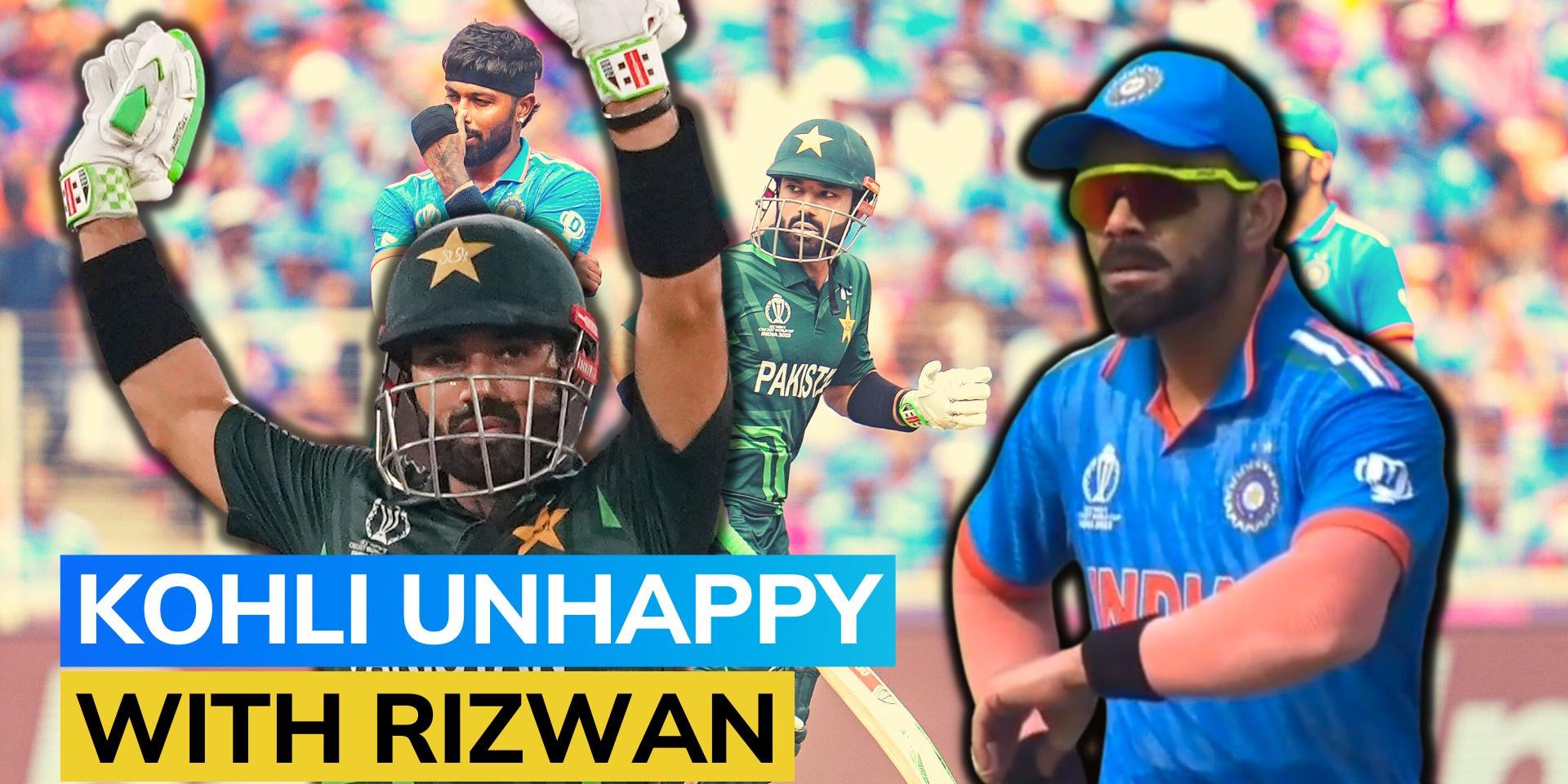 Virat Kohli‘s reaction to Mohd Rizwan taking extra time goes viral | India vs Pakistan ICC World ...