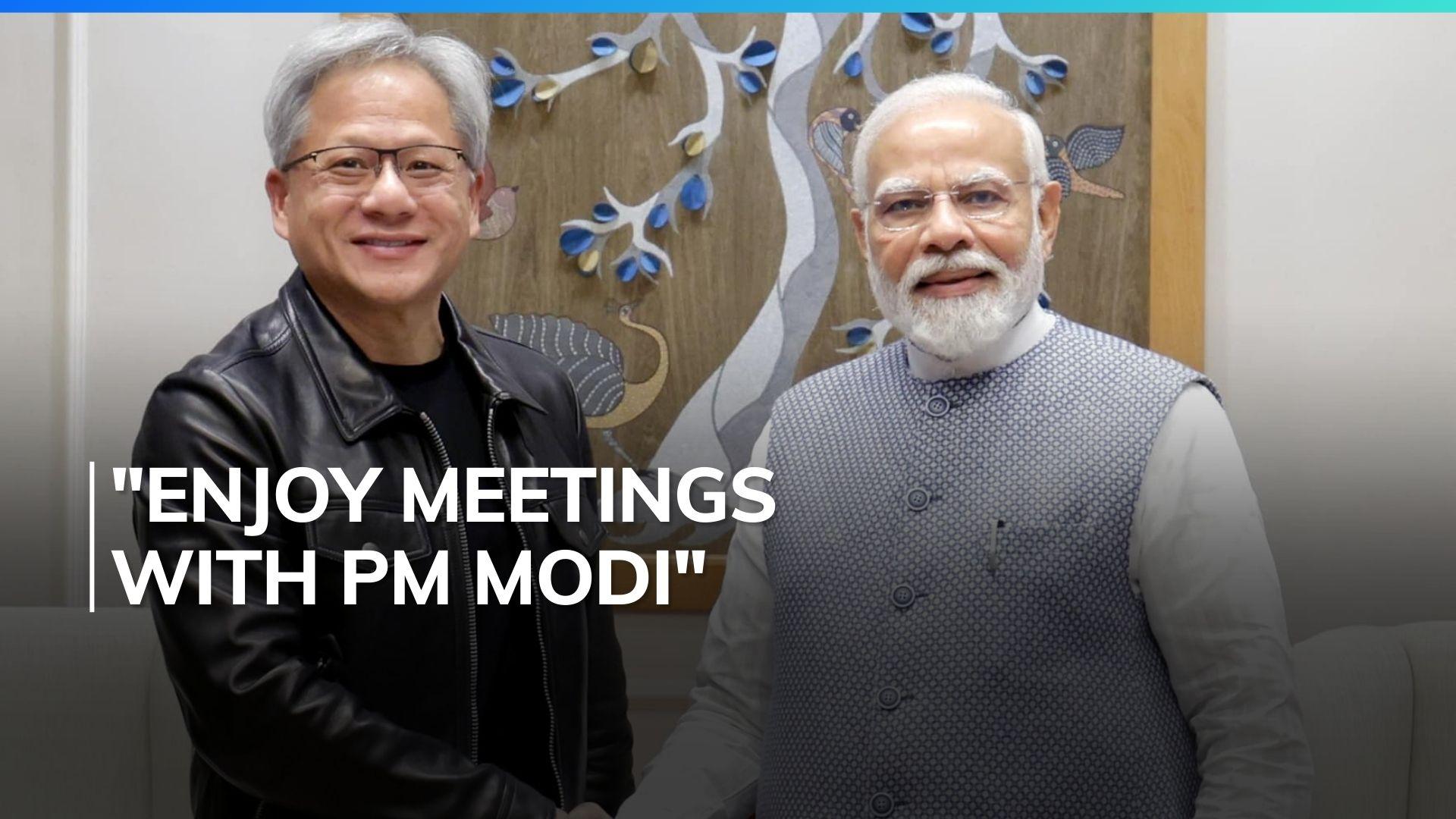 PM Modi Is An Incredible Student: Nvidia CEO Jensen Huang After PM‘s ...