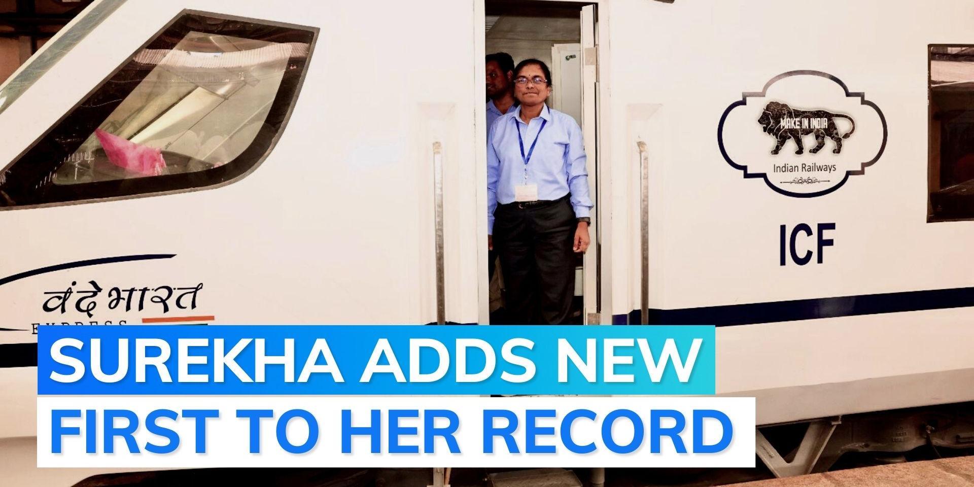 Asia‘s first woman train driver becomes first to operate Vande Bharat ...