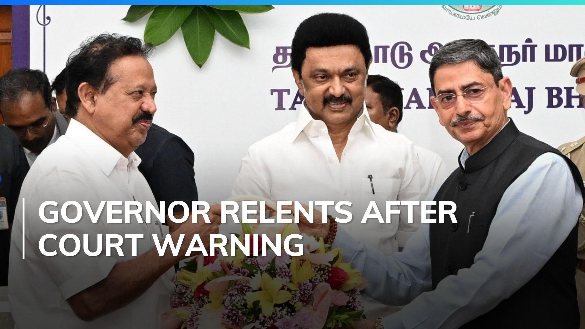 Tamil Nadu Governor Ravi inducts DMK leader K Ponmudy after Supreme ...