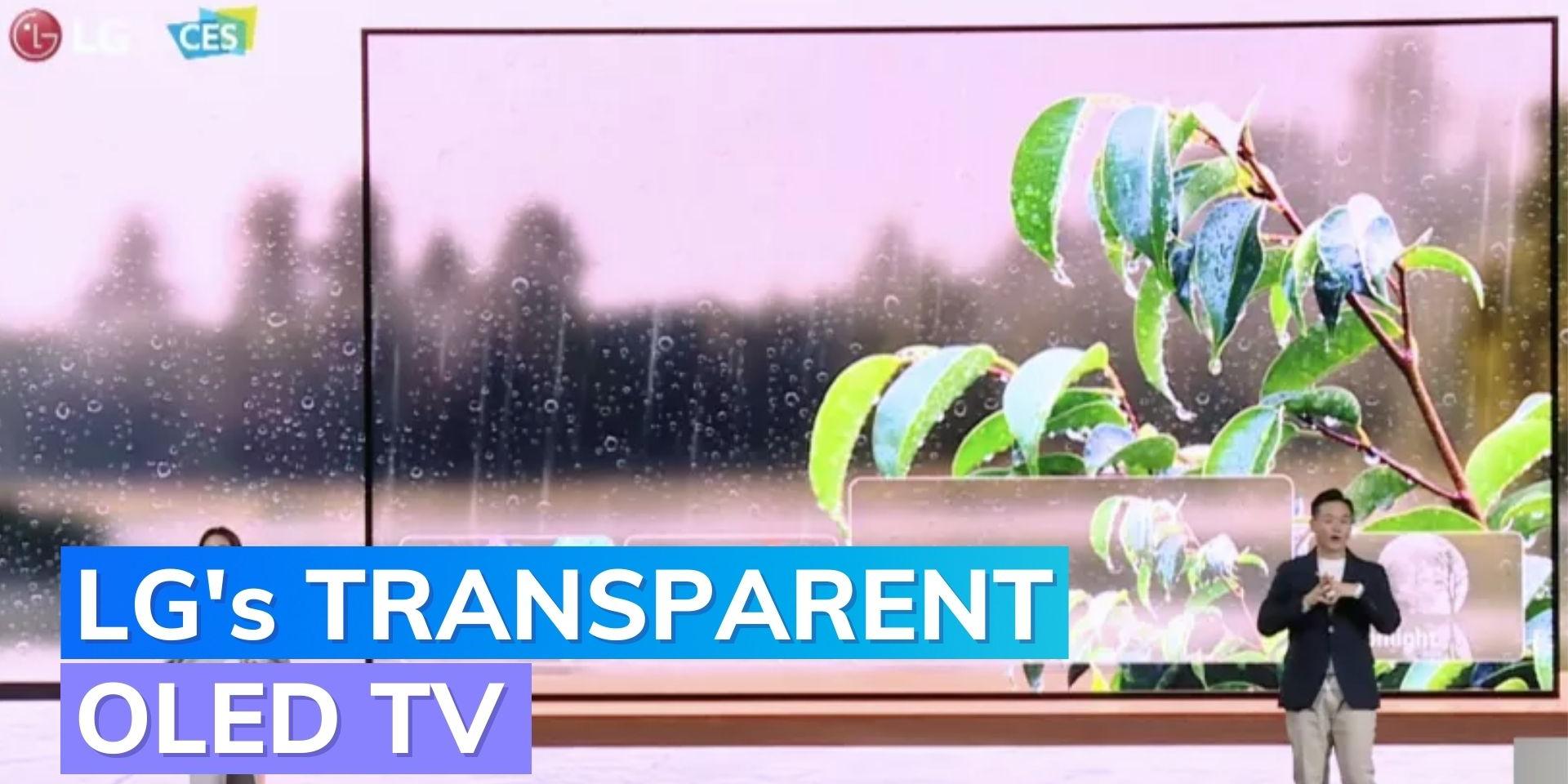 CES 2023: LG shows off transparent OLED TV | Editorji