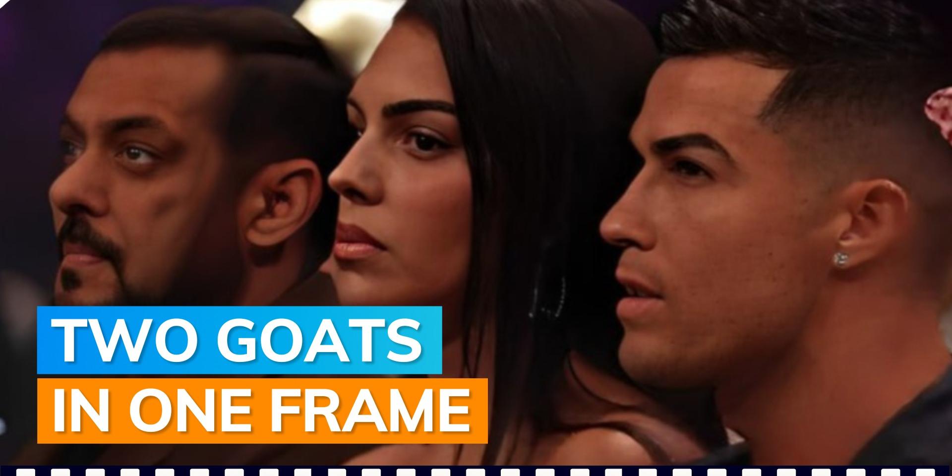 Salman Khan and Cristiano Ronaldo unite at Riyadh Boxing Match | Editorji