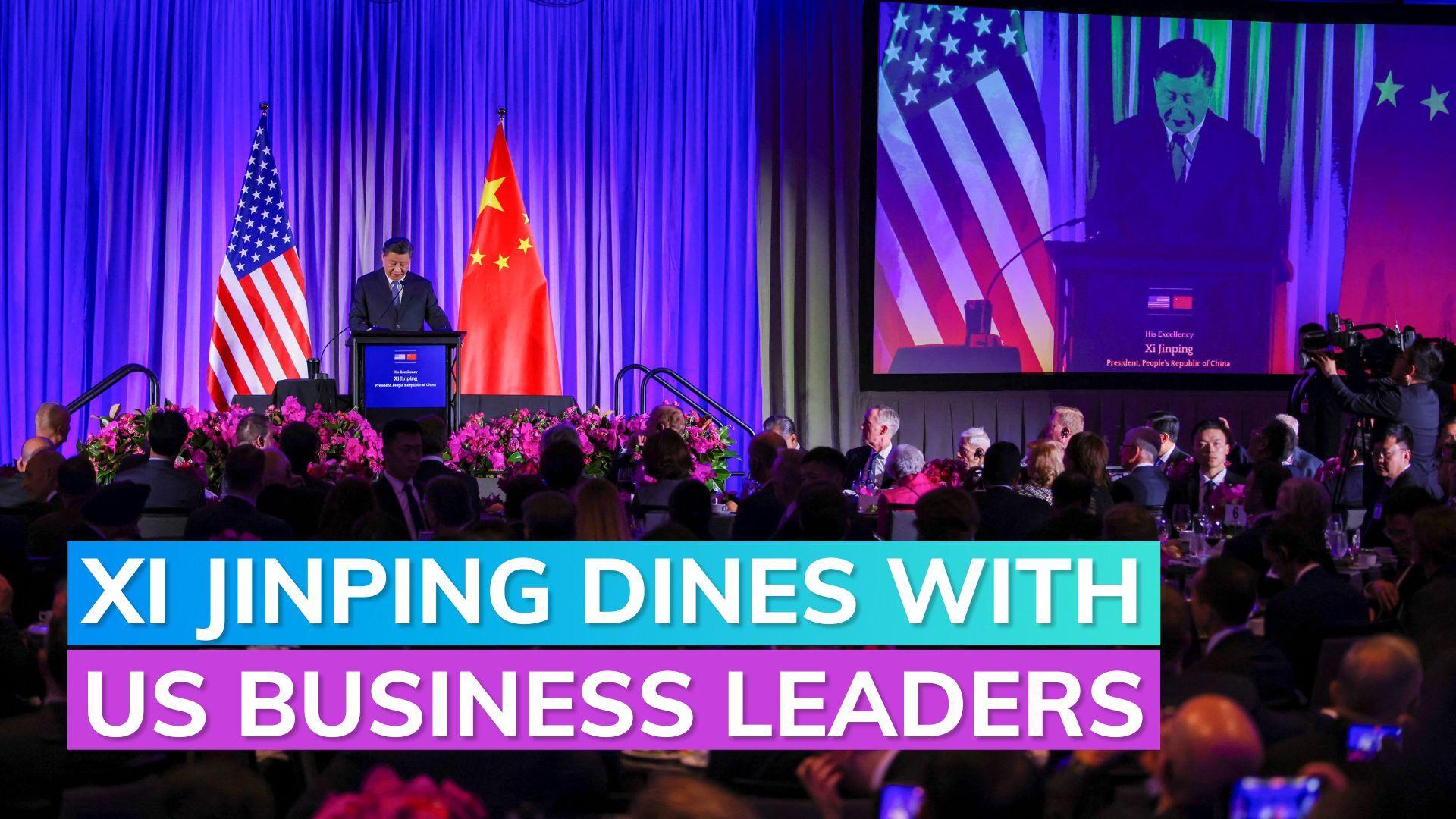 Chinese President Xi Jinping dines with Tim Cook, Elon Musk and other ...