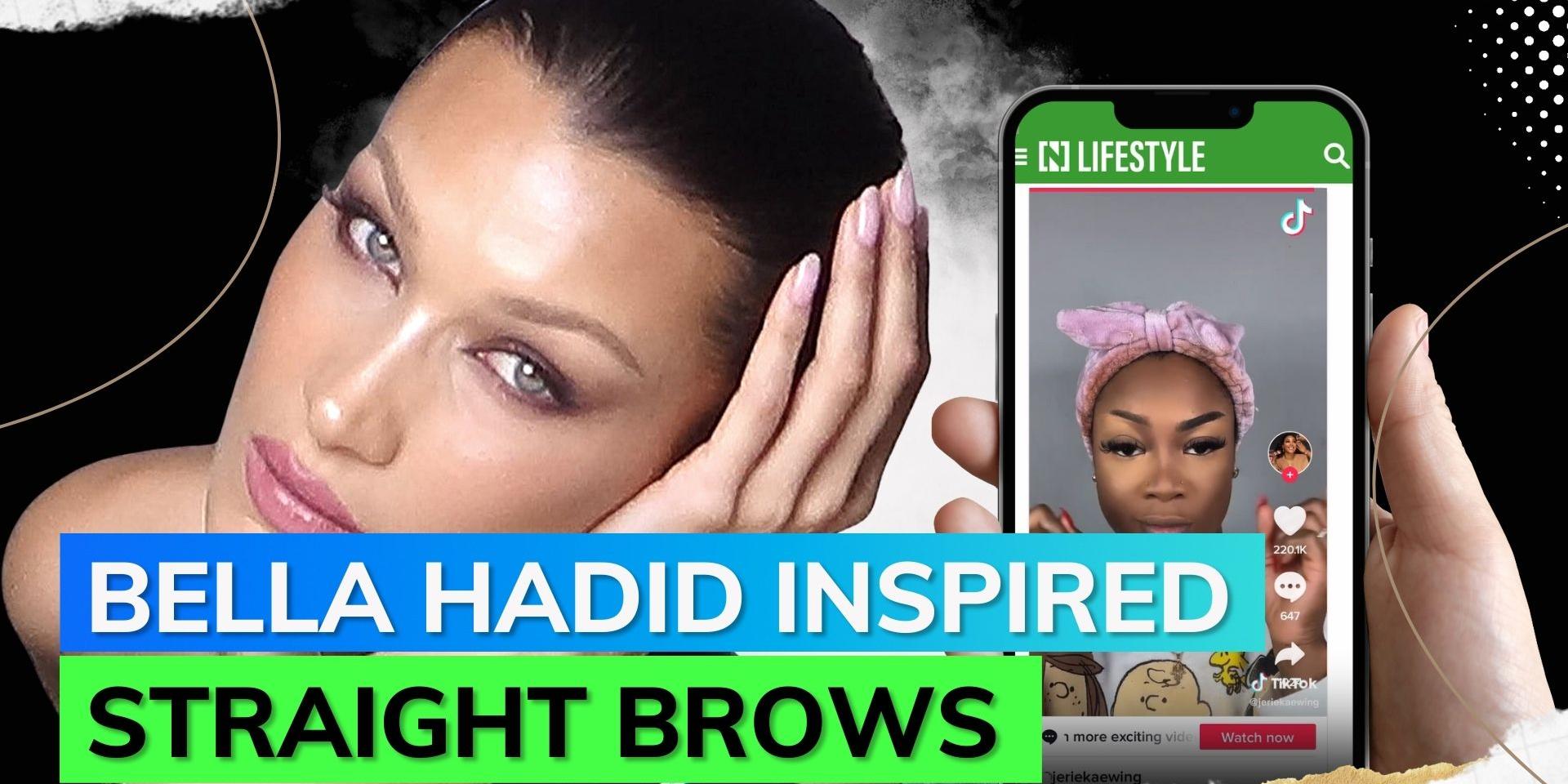 Straight eyebrows is the latest beauty trend GenZ‘s are falling for ...