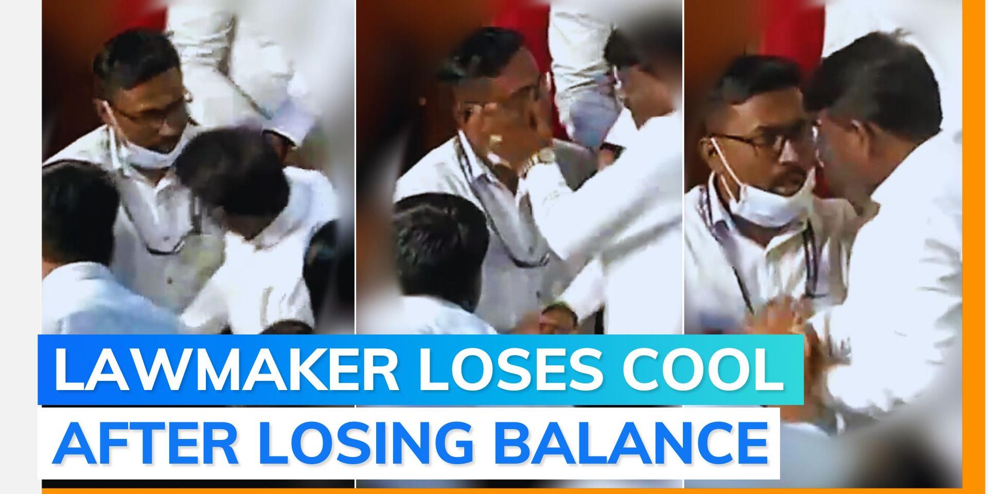 BJP MLA Sunil Kamble slaps police personnel at event in Pune | Watch ...