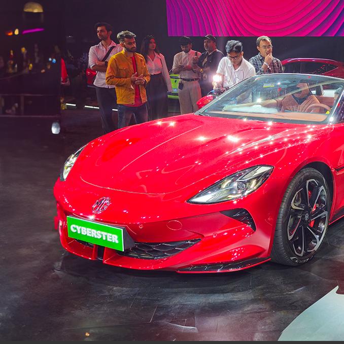 MG Cyberster Roadster: MG‘s halo model for India? | Editorji
