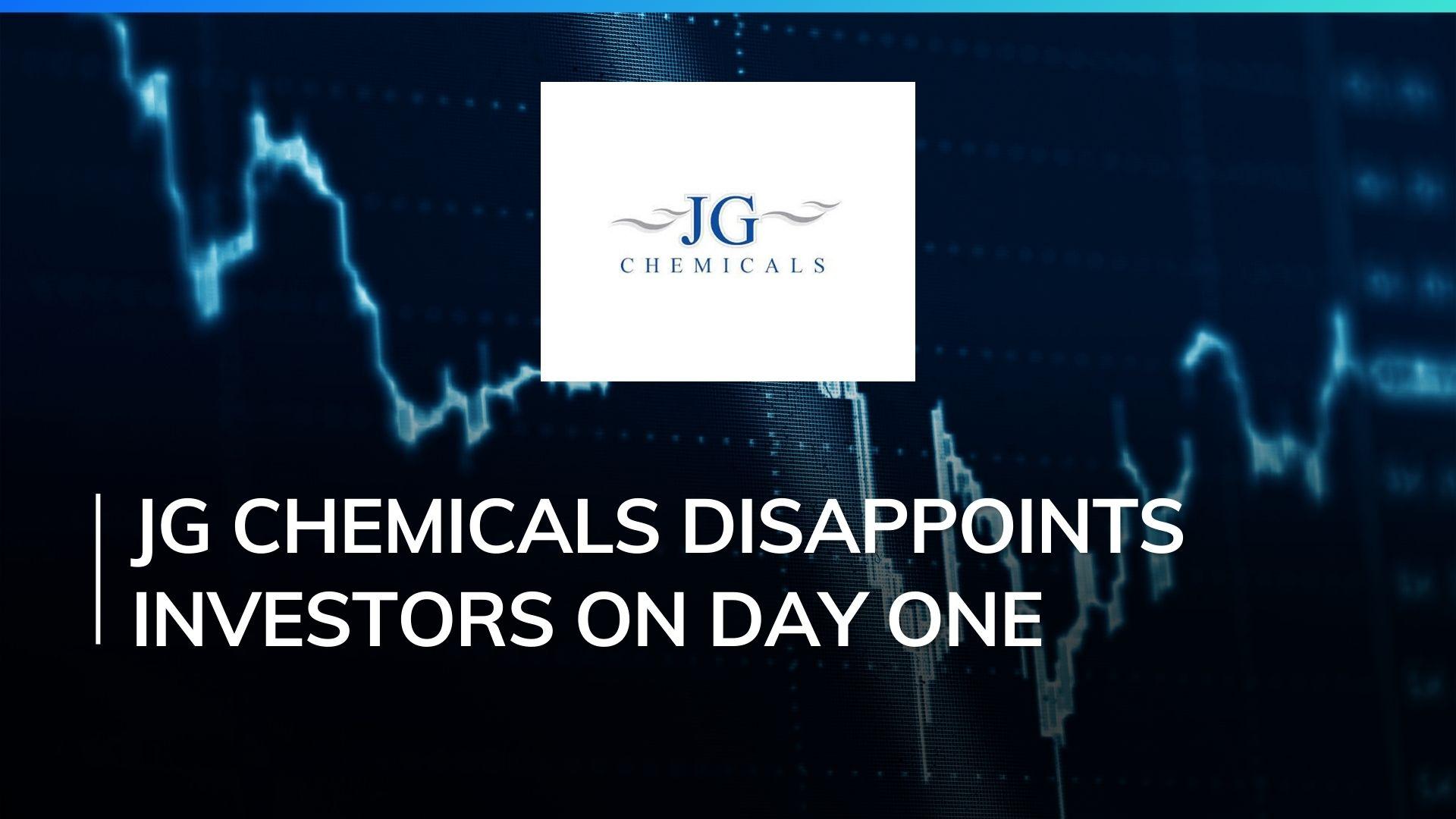 JG Chemicals makes muted market debut; shares slip below ₹200 on ...