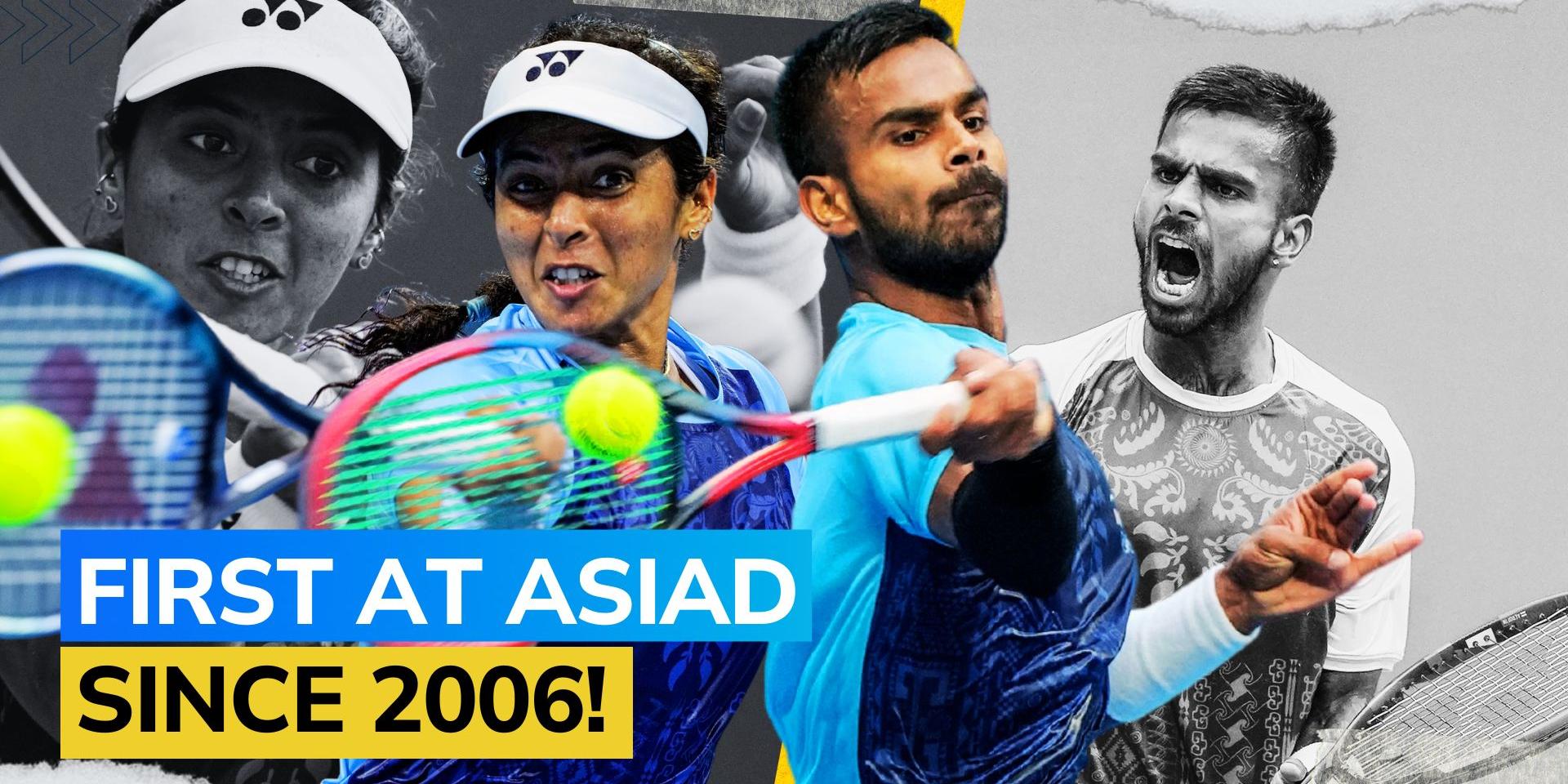 Asian games 2023: India‘s singles tennis players Sumit Nagal, Ankita ...
