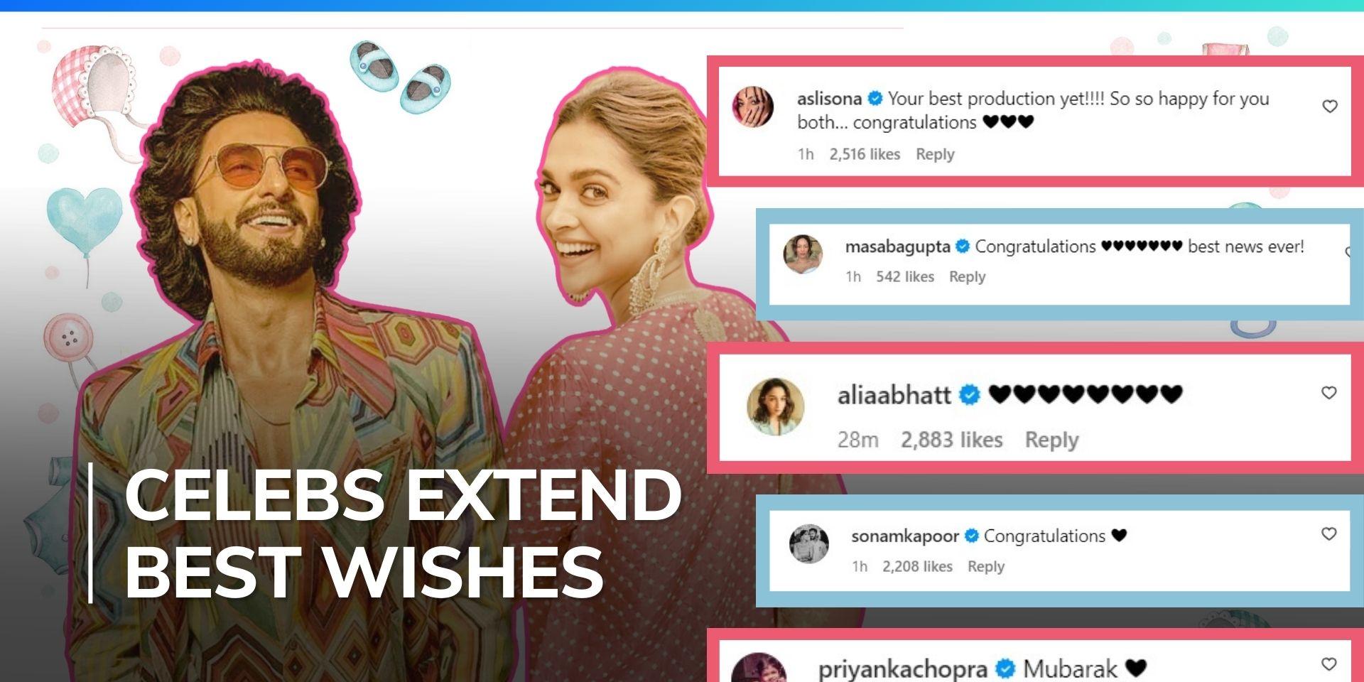 Deepika Padukone-Ranveer Singh announce pregnancy: Sonam Kapoor, Priyanka Chopra, Alia Bhatt ...