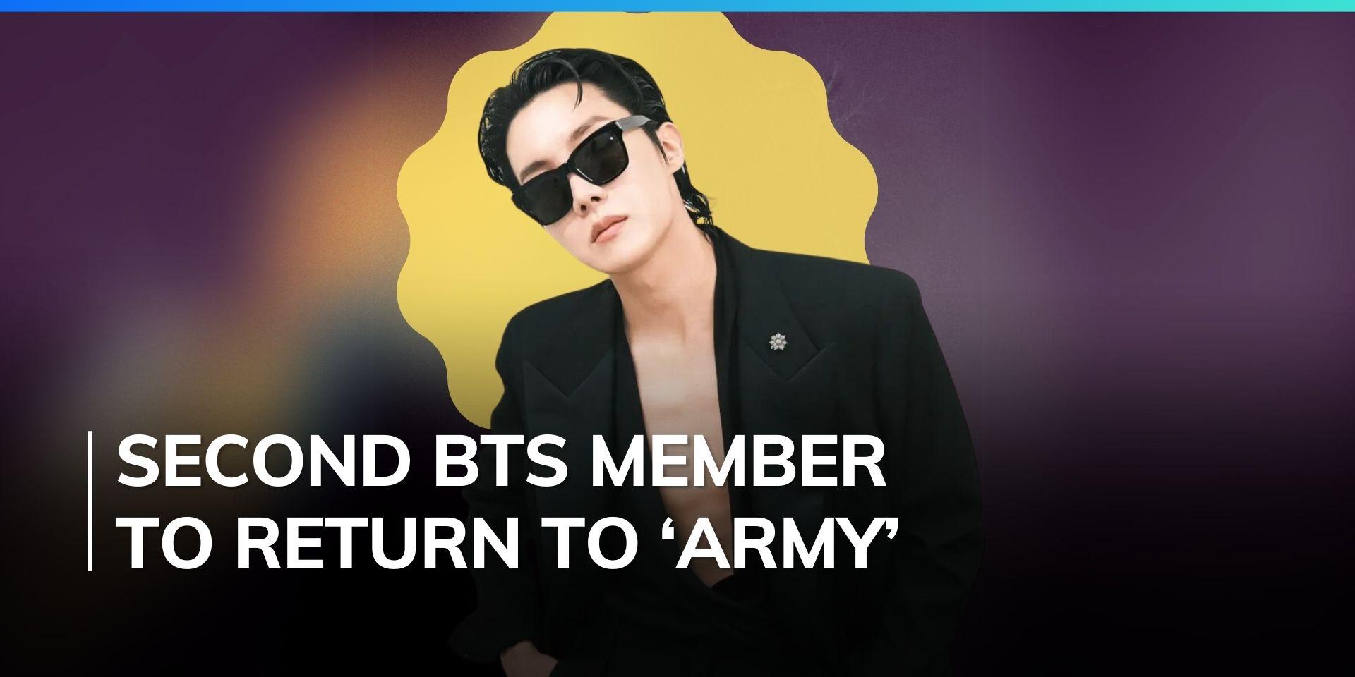 BTS member J-Hope begins countdown to military discharge | Editorji