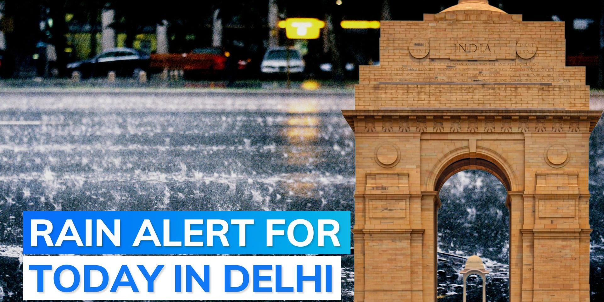 Weather dept forecasts moderate rain in Delhi | Editorji