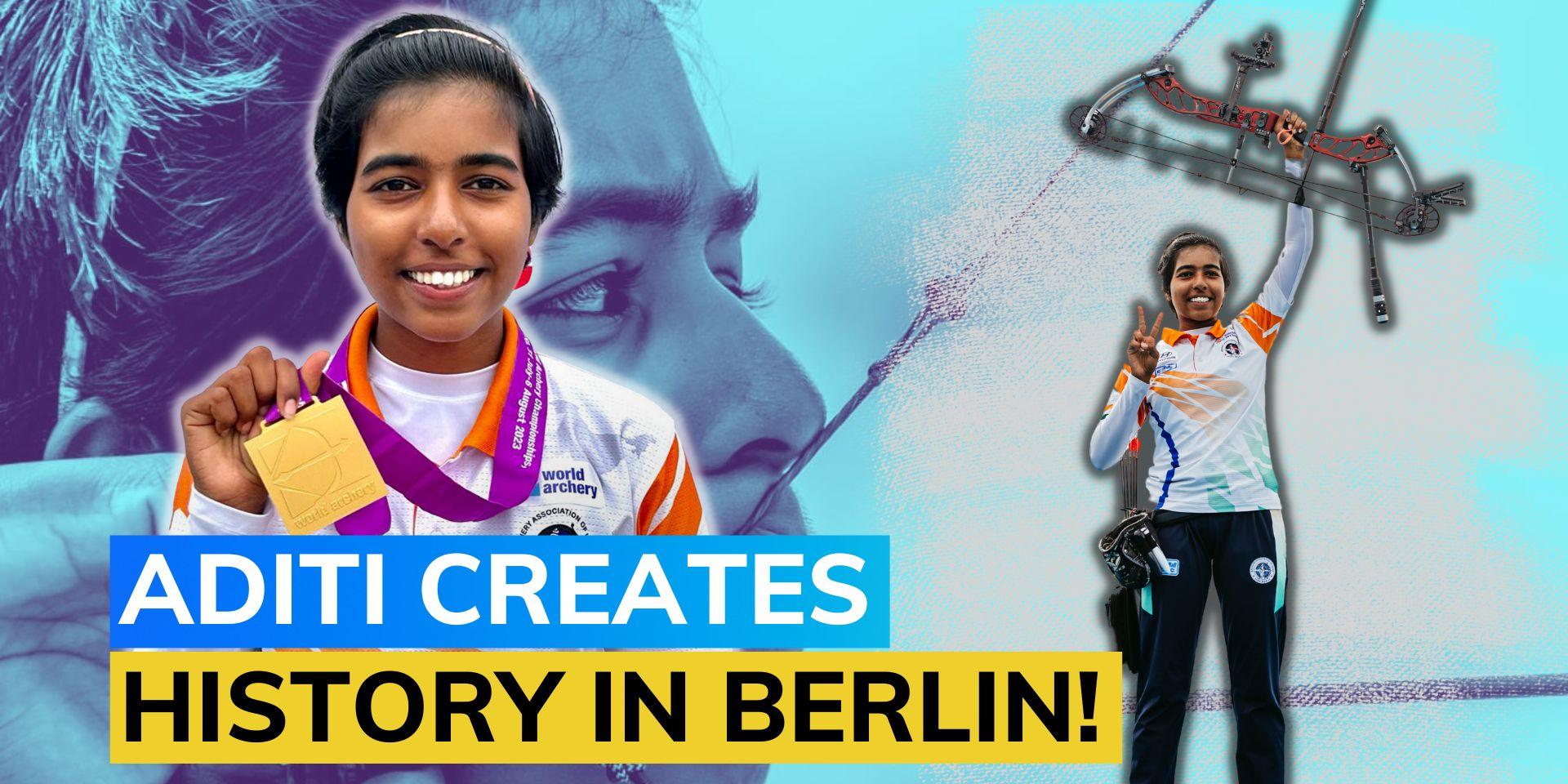 India’s Aditi Swami becomes youngest ever World Champion at just 17 ...