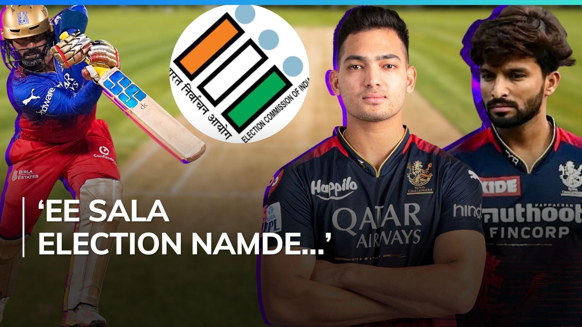 Election Commission joins IPL craze, RCB stars urge voters to poll ...