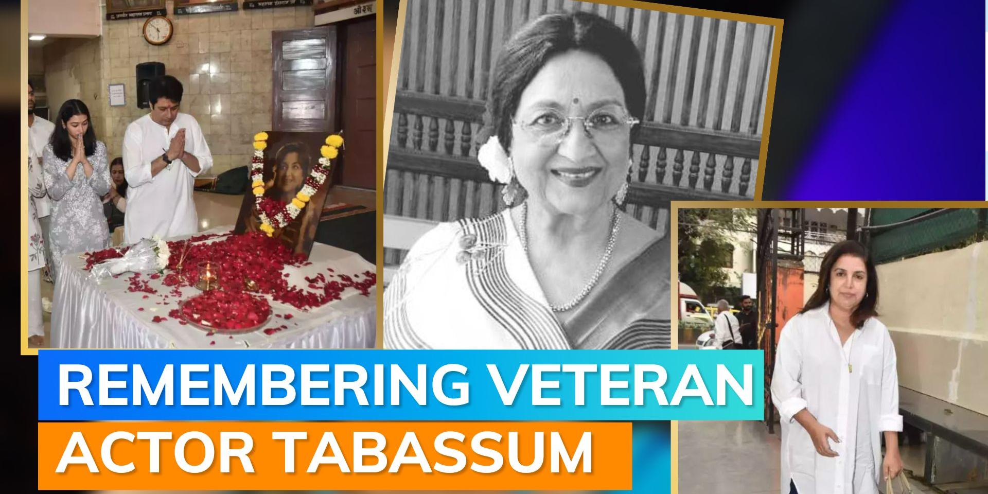 Tabassum’s prayer meet in Mumbai: Moushumi Chatterjee, Farah Khan, Johnny Lever and others ...