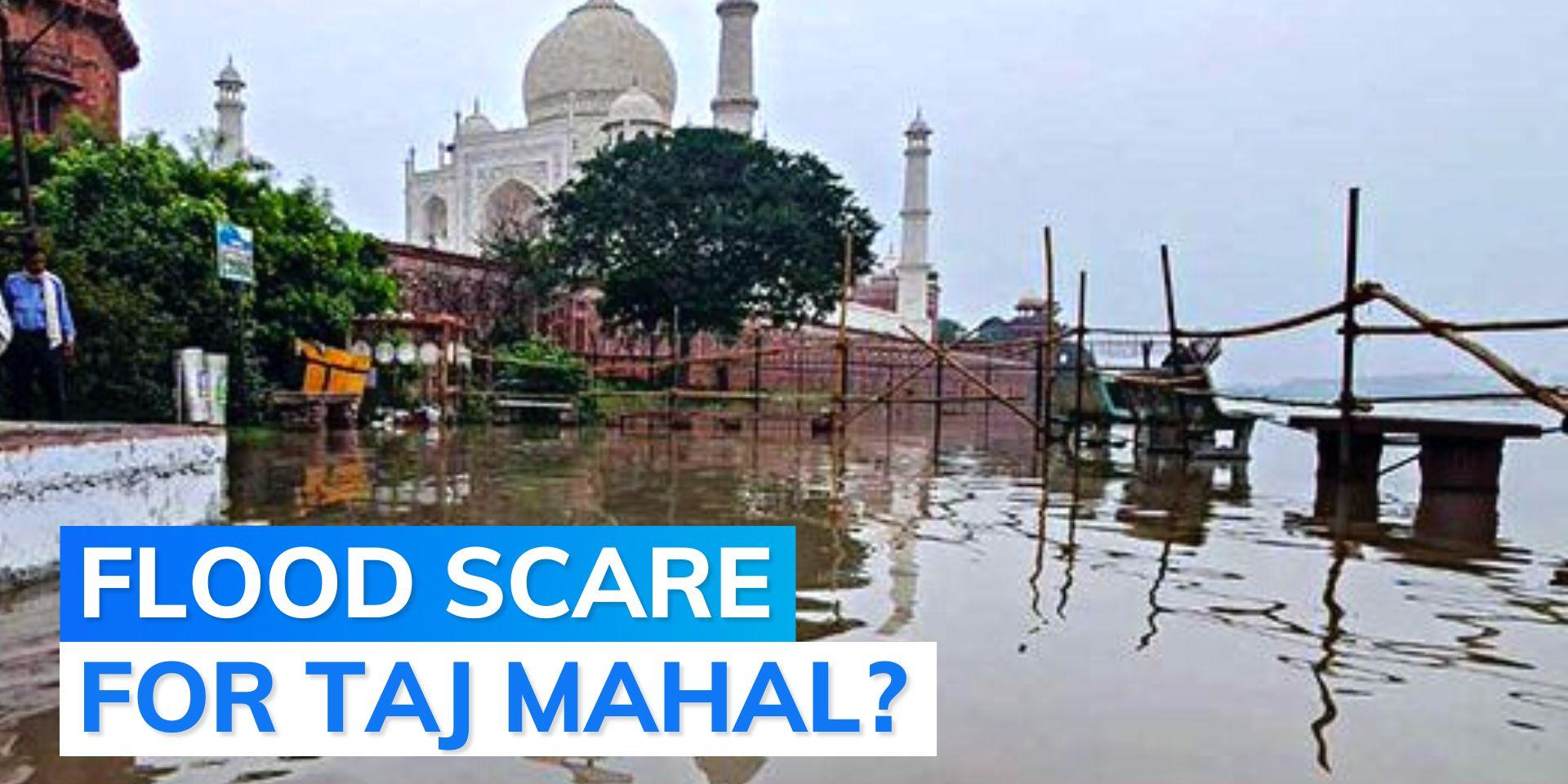 Yamuna reaches walls of Taj Mahal first time in 45 years | Editorji