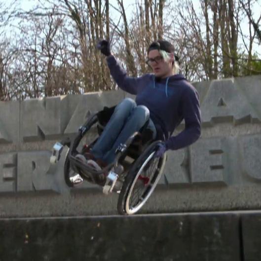 Tricks and Stunts in a Wheelchair | Editorji