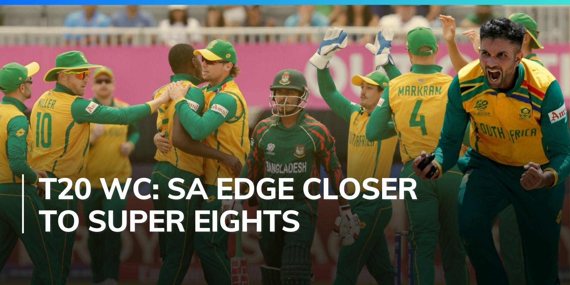 Watch SA vs BAN highlights: Proteas secure another low-scoring encounter at T20 World Cup | Editorji
