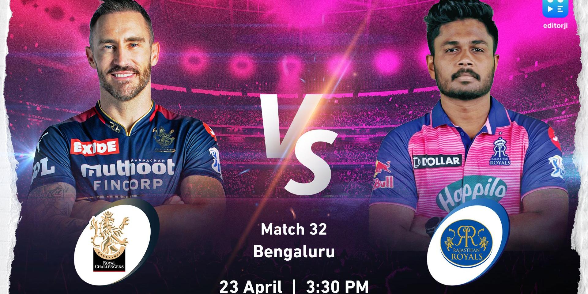 IPL 2023, RCB vs RR Preview: League leaders Rajasthan looking to tame ...