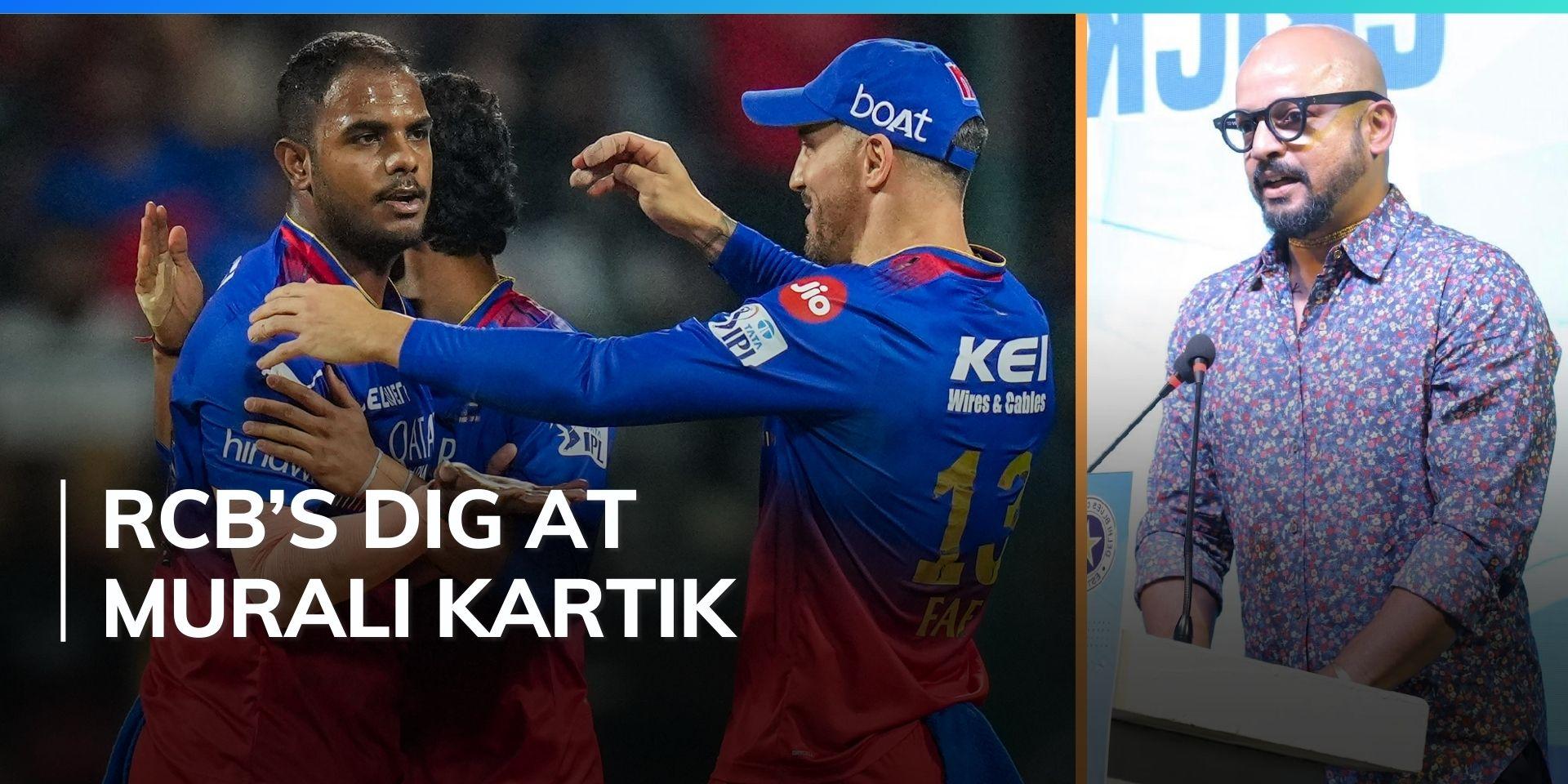 IPL 2024: RCB hit back at Murali Kartik for ‘someone’s trash is someone‘s treasure’ remark on ...