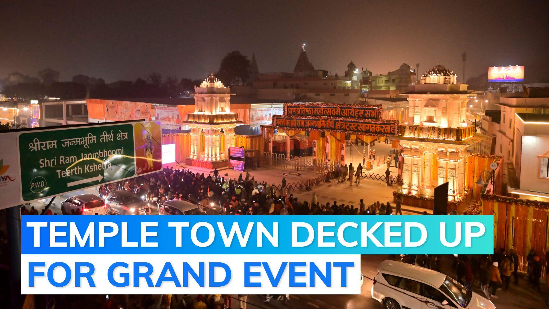 From drones to CCTV cameras: Ayodhya gears up for grand Ram Temple ceremony | Editorji
