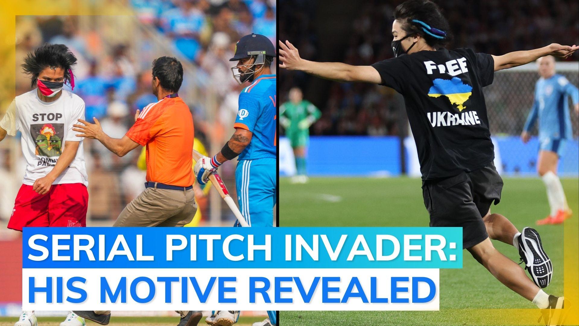 World Cup final pitch invader: FIR against Wen Johnson says he dodged ...