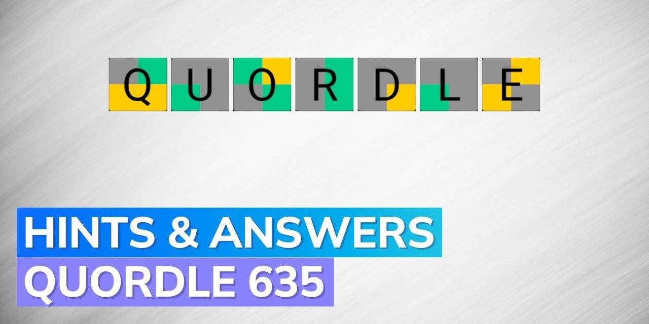 Quordle 635 hints and answer Today 21 October 2023: Difficult words ...