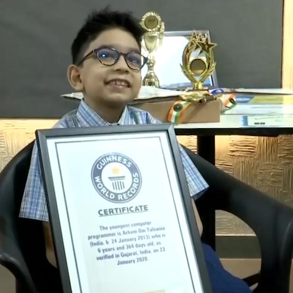 6-yr-old becomes Worldʼs Youngest Computer Programmer | Editorji
