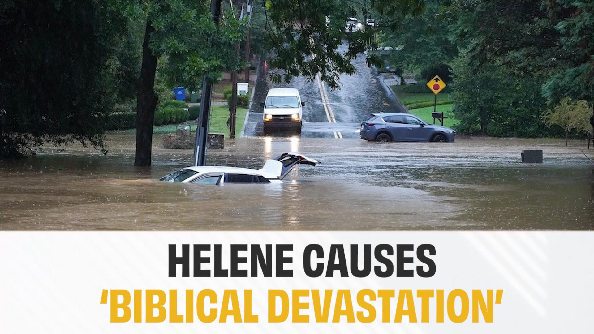 Hurricane Helene Wreaks Havoc In US: 30 Deaths In North Carolina‘s Buncombe County | Editorji