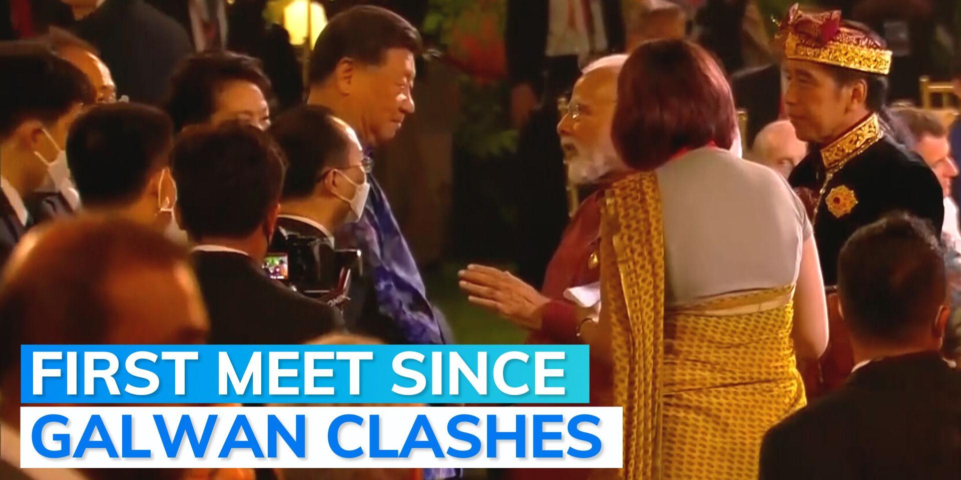 Watch: PM Modi, Xi Jinping ‘exchange pleasantries’ at G20 summit | Editorji