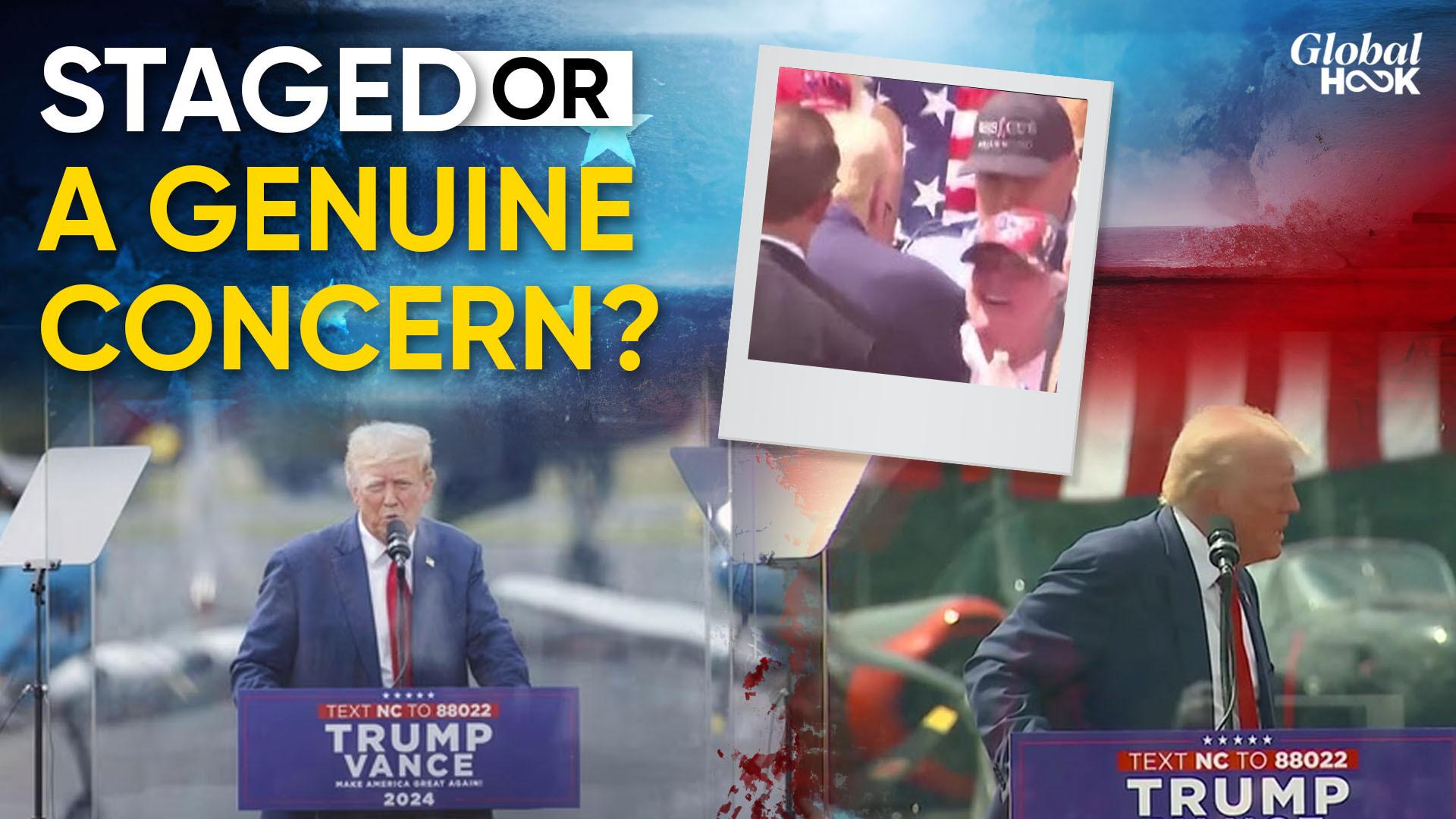 Trump Leaves Bulletproof Stage To Check On Fainting Supporter, Internet ...