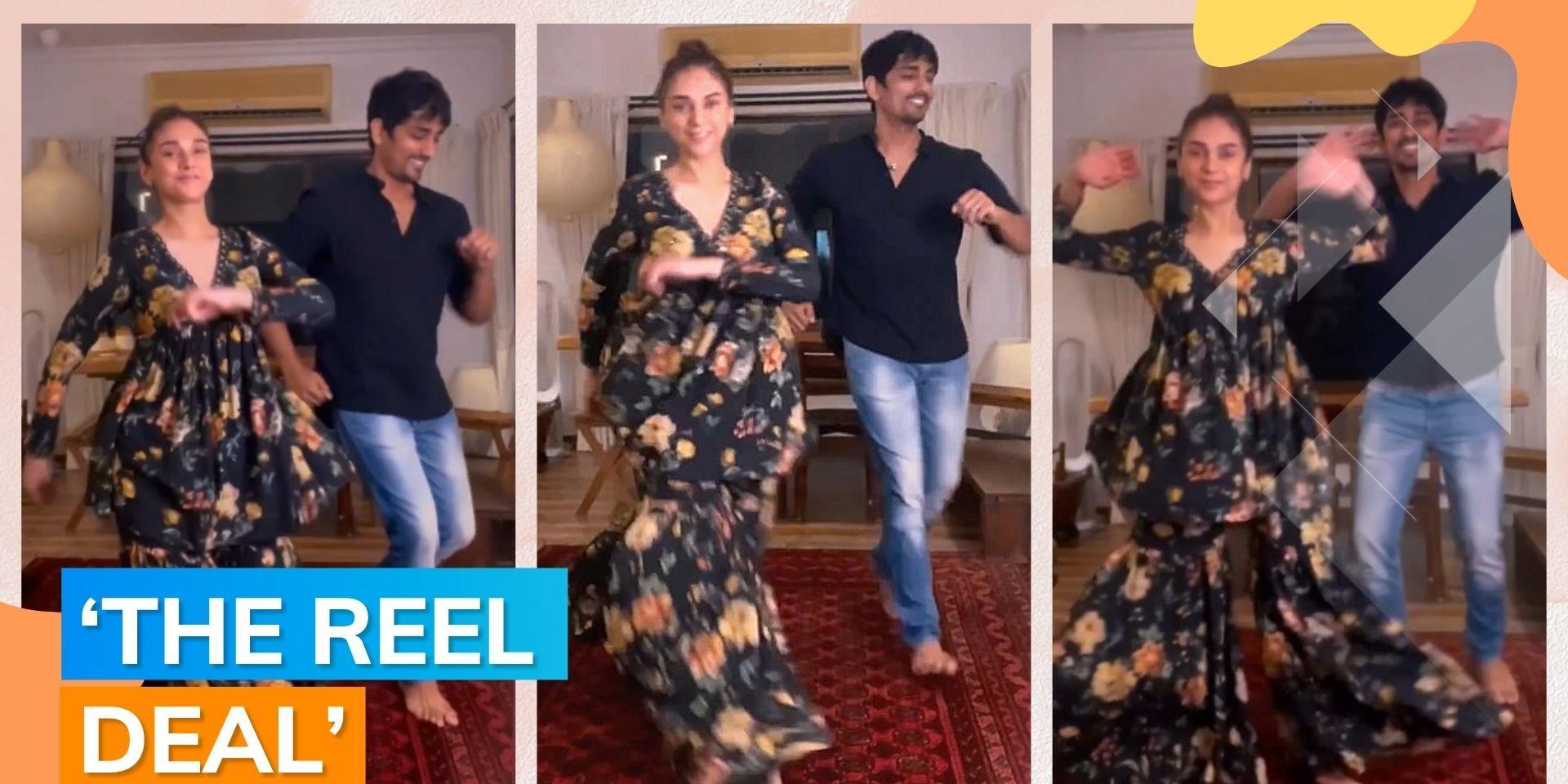 Siddharth dances to ‘Tum Tum’ song with rumoured girlfriend Aditi Rao ...