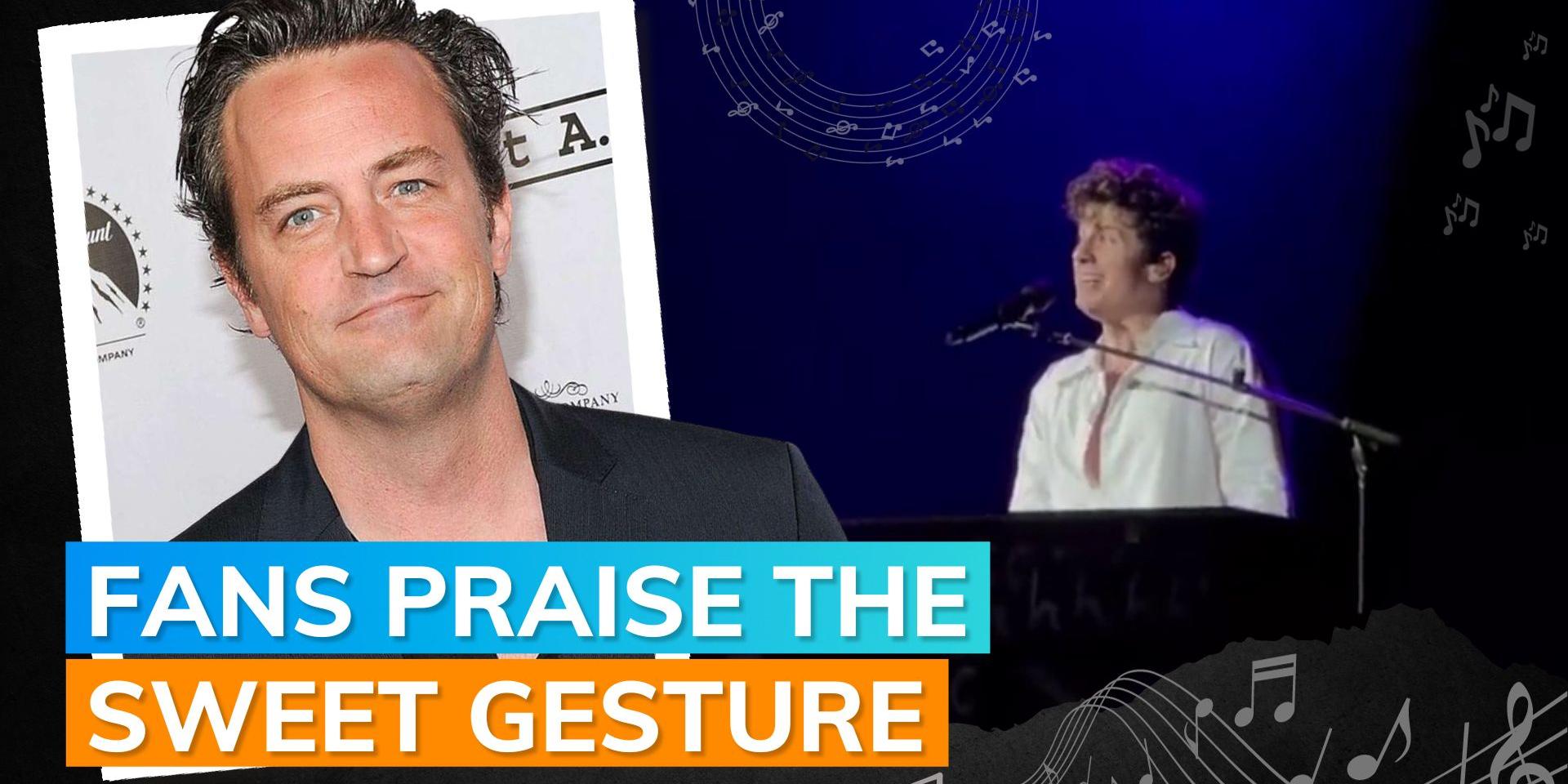 Charlie Puth gives a musical tribute to Matthew Perry with ‘Friends ...
