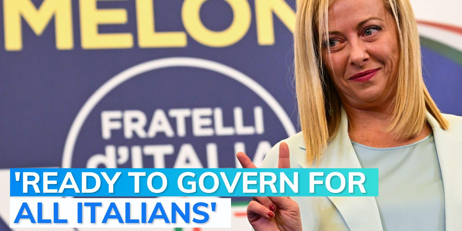 Giorgia Meloni, Italy‘s far-right leader set to become country’s first ...