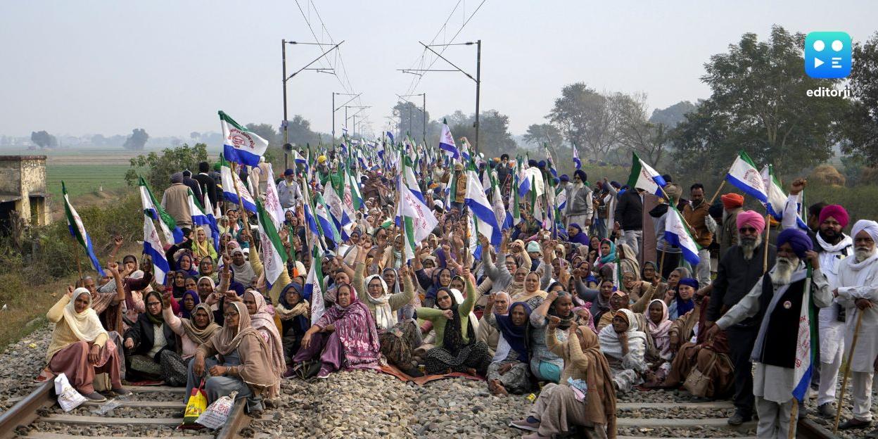 Punjab Farmers‘ Rail Roko protest affects train movements | Editorji