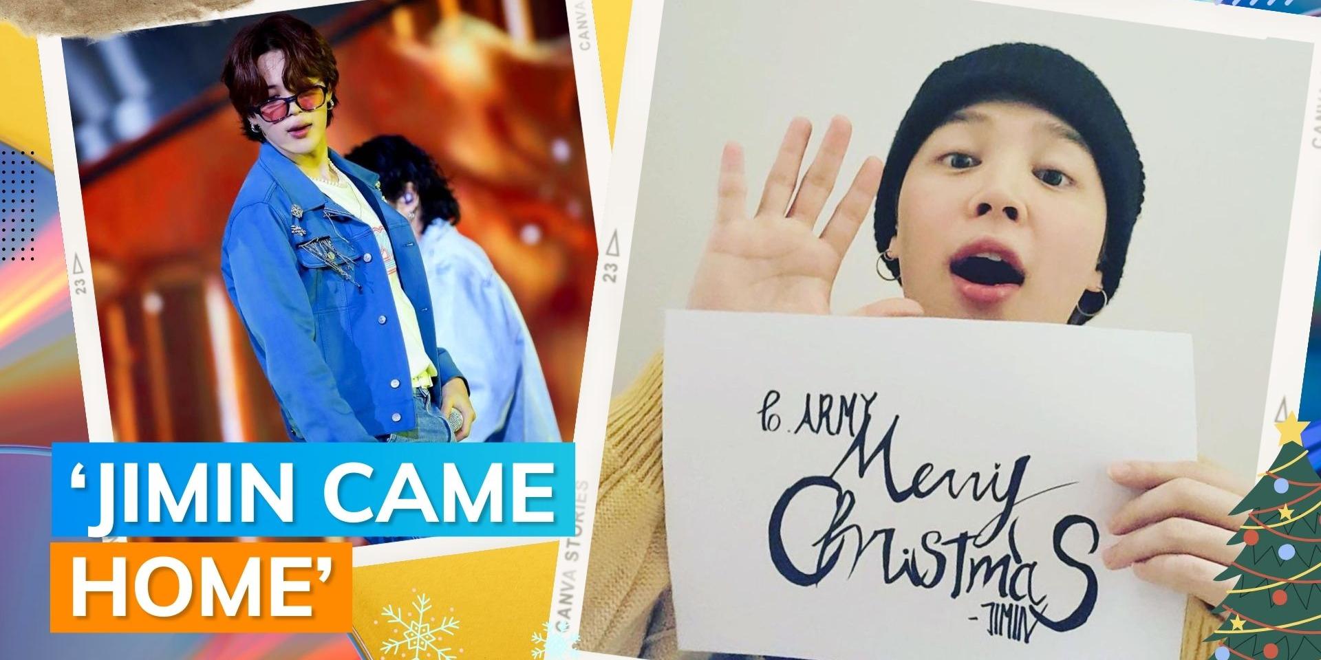 BTS‘ Jimin shares handwritten notes for ARMY; wishes them a Merry ...
