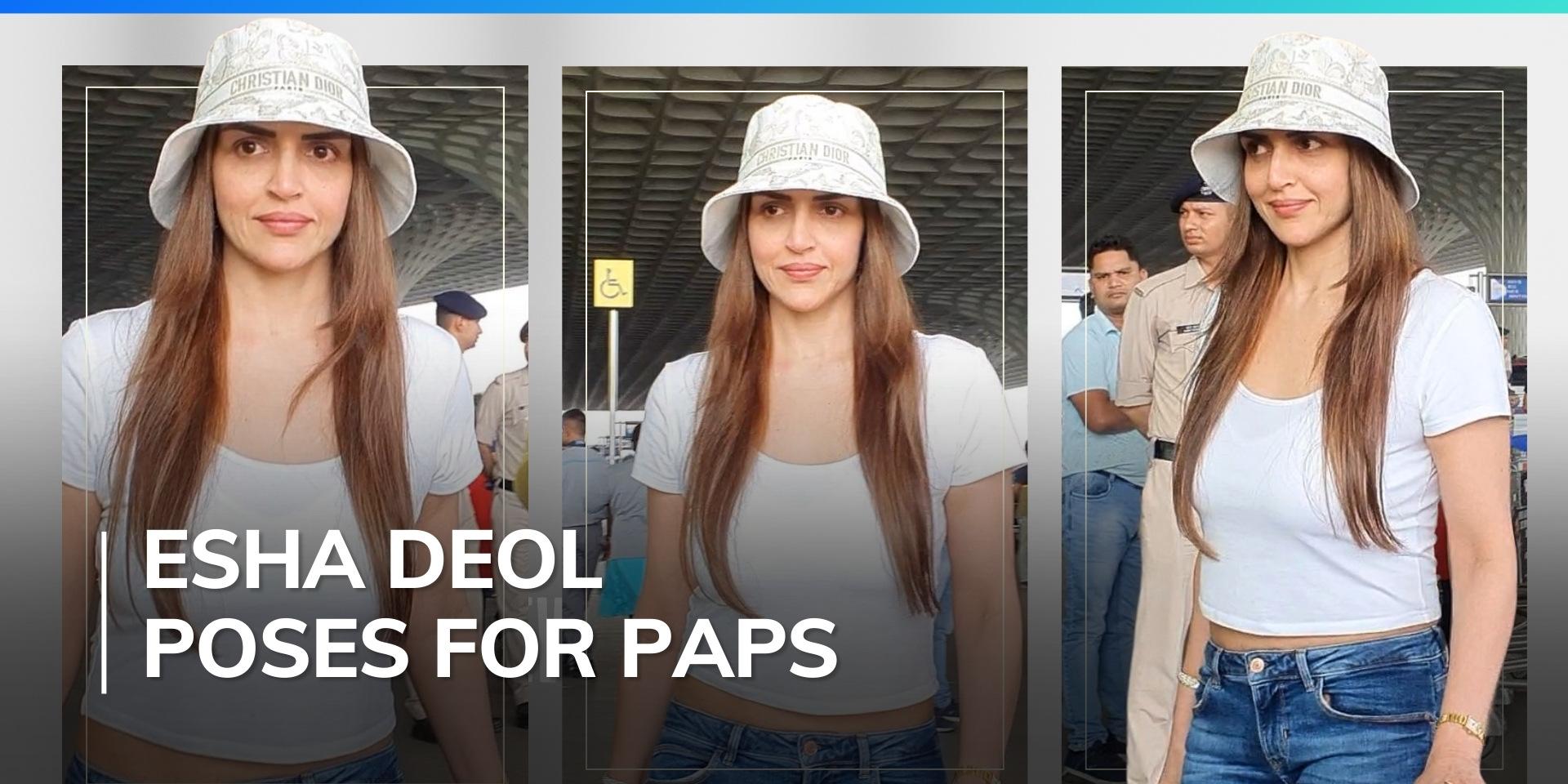 Esha Deol makes first appearance post separation announcement from husband Bharat Takhtani ...