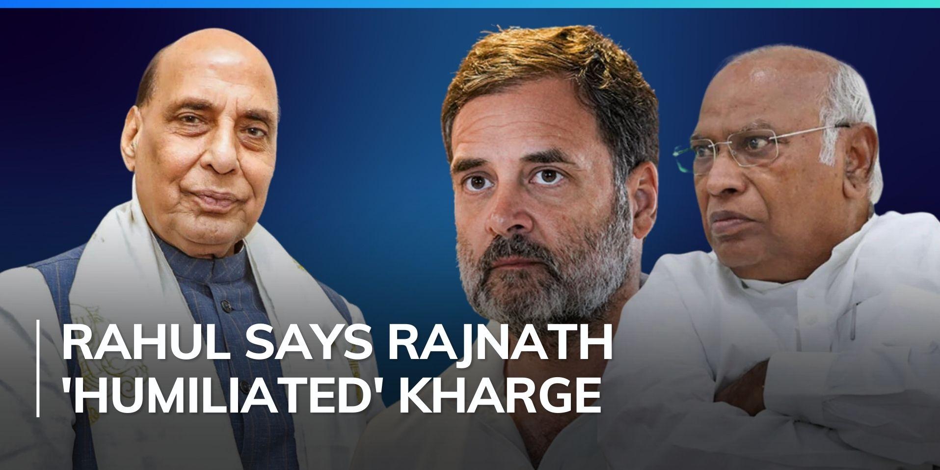 Why Opposition will fight Speaker post; Rahul reveals Rajnath-Kharge ...