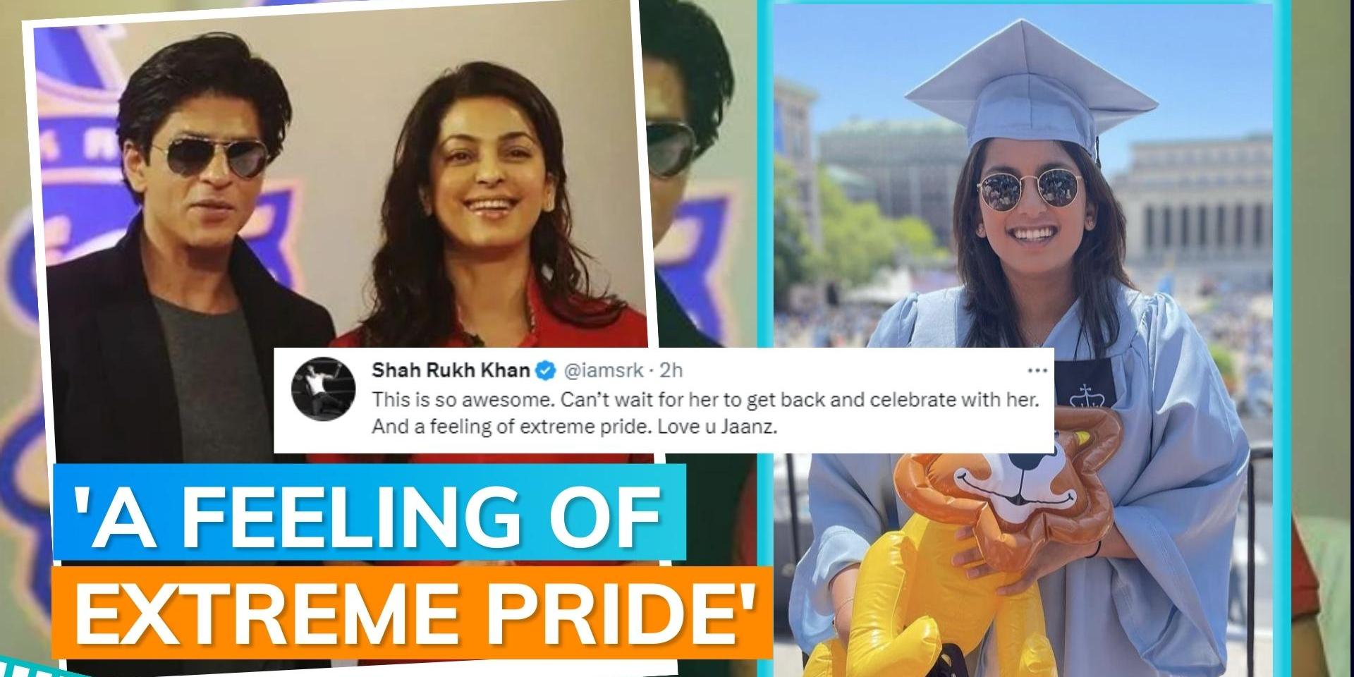 Juhi Chawla‘s daughter graduates from Columbia University; Shah Rukh ...