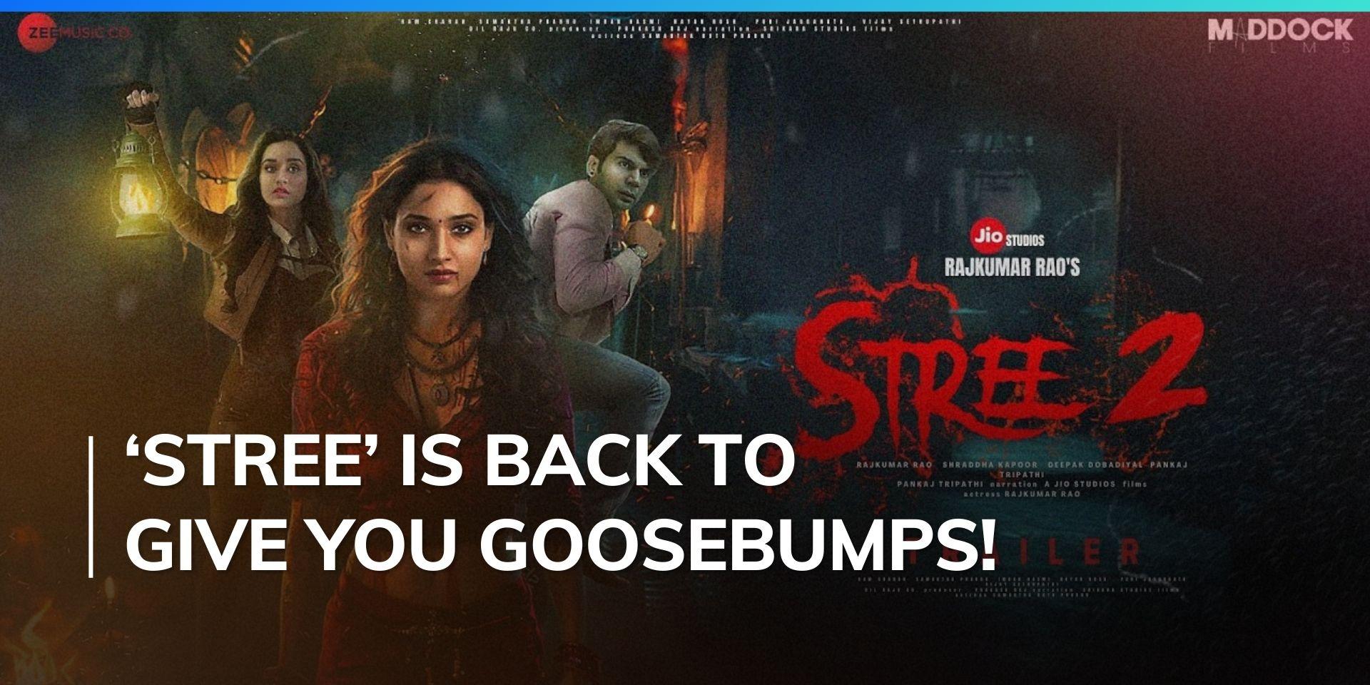 ‘Stree 2’ teaser out: Rajkumar Rao and Shraddha Kapoor set to take you ...