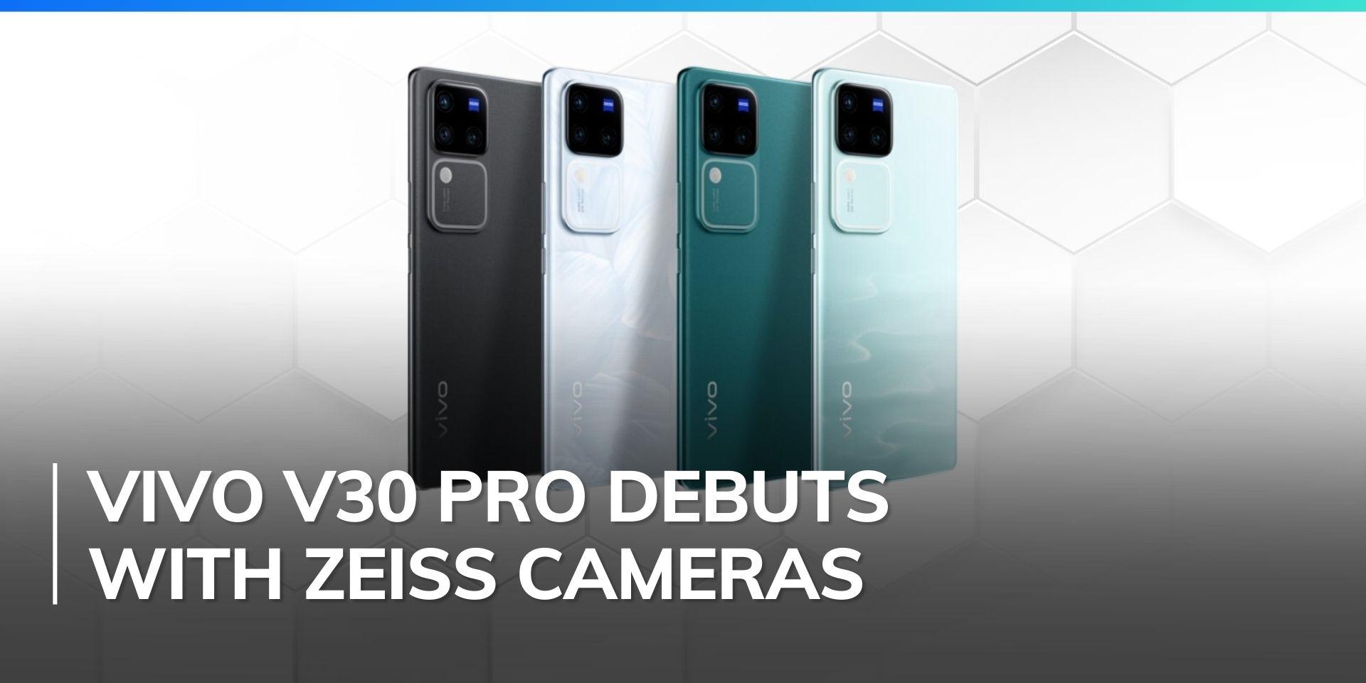 Vivo V30 Pro launched: Triple 50MP Zeiss cameras, Dimensity 8200 ...