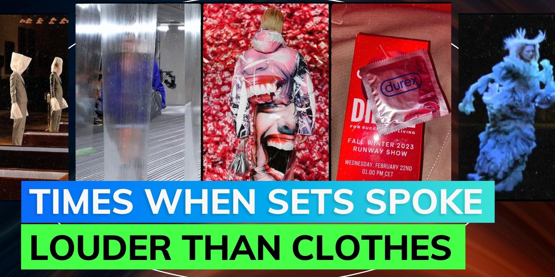 Fashion shows set ups are ‘not about logic but art’; here are some of ...