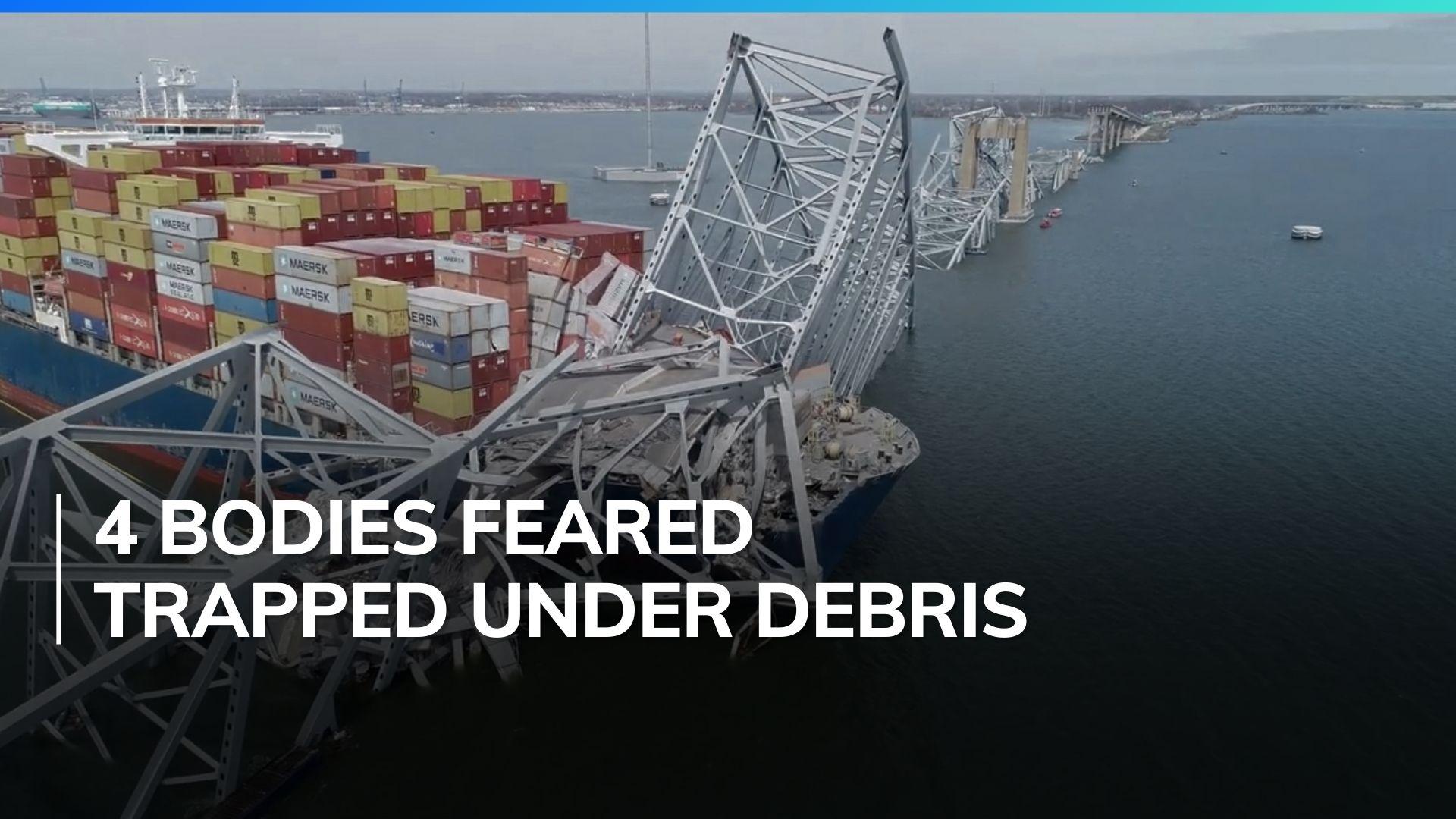 Two bodies found as Baltimore bridge collapse moves from recovery to ...